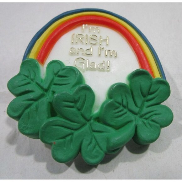 American Greetings | Accessories | Shamrock Rainbow Im Irish Vintage ...
